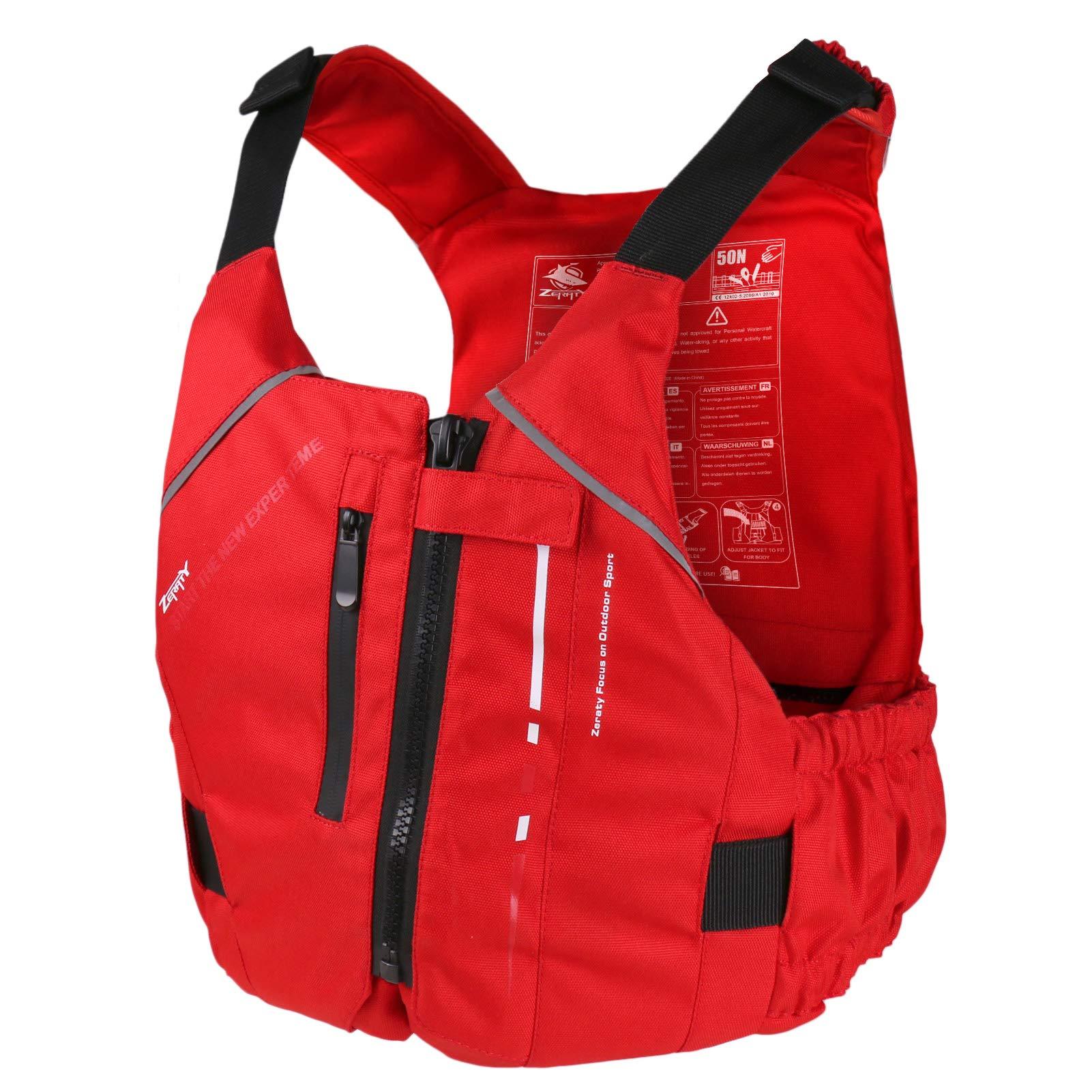 Zeraty Life Jacket for Adult,Float Buoyancy Aid Swim Vest for Swimming ...