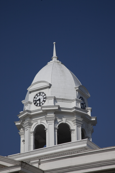 Print: Dome Of Colbert County Courthouse, Built In 1882, Tuscumbia ...