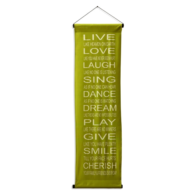 Green Scroll Banner