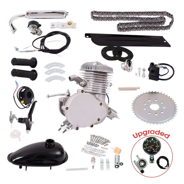 Costway Upgraded 80cc 2-Stroke Bicycle Gasoline Engine Motor Kit ...