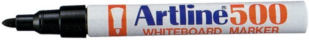Artline 500 Whiteboard Marker - Black, Pack of 10 - Walmart.com