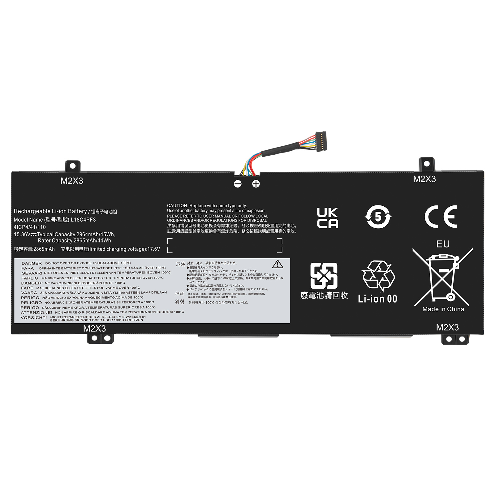 L18C4PF3 Battery for Lenovo IdeaPad Flex-14API Flex-14IML Flex-14IWL ...