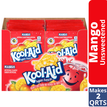 Kool-Aid Unsweetened Peach Mango Artificially Flavored Powdered Soft ...