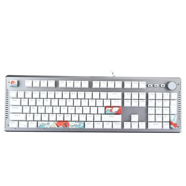 Teclado Blue Switch, teclado mecánico Punk Gaming Teclado mecánico ...