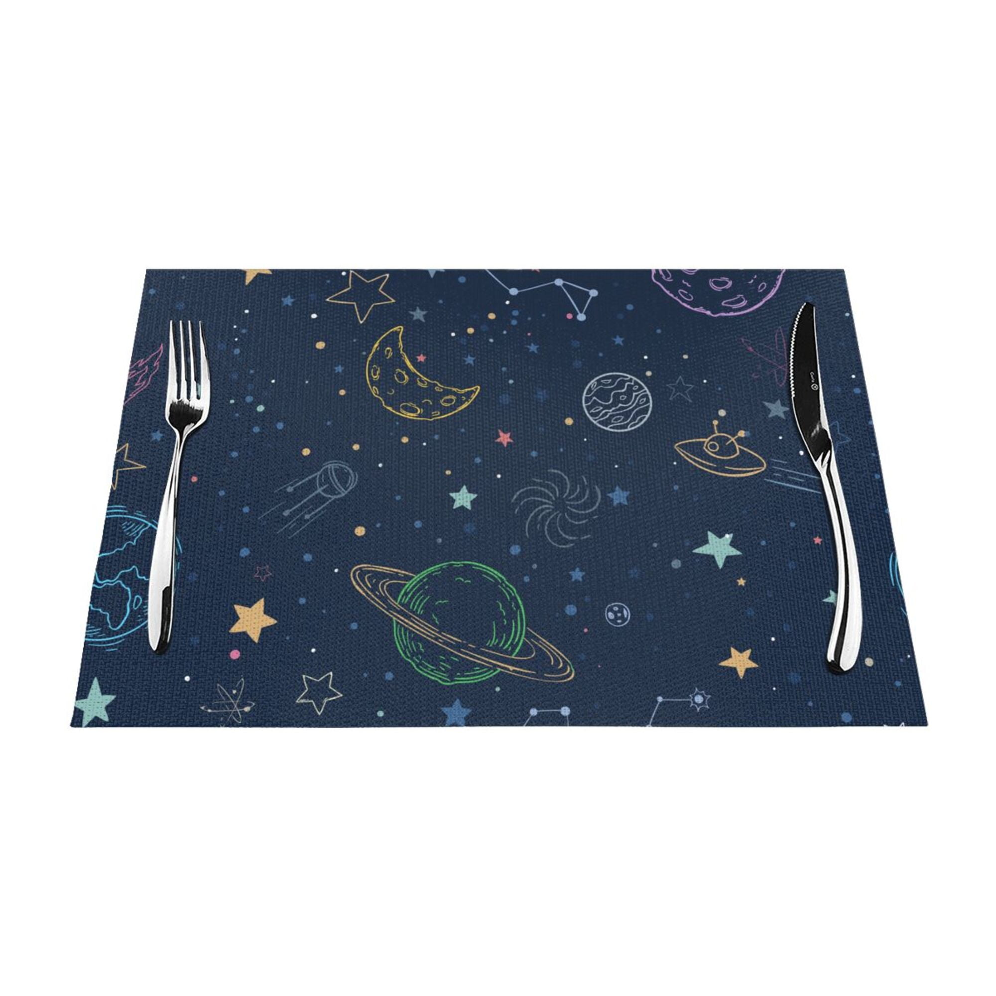 YFYANG Washable Heat-Resistant Placemats, 70% PVC/30% Polyester ...