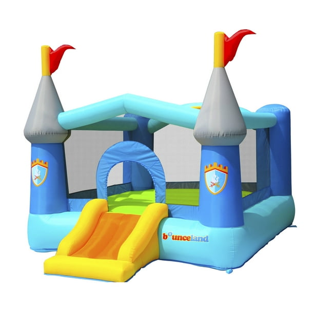 Bounceland Kiddie Castle Bounce House with Hoop - Walmart.com - Walmart.com