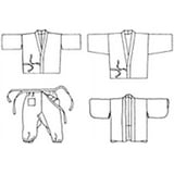 Folkwear Japanese Field Clothing #112 Hippari Jacket Monpei Pants Japan ...