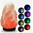 FJSHN-Mini Natural Salt Rock Lamp 7 Colors,Himalayan Night Light Color ...