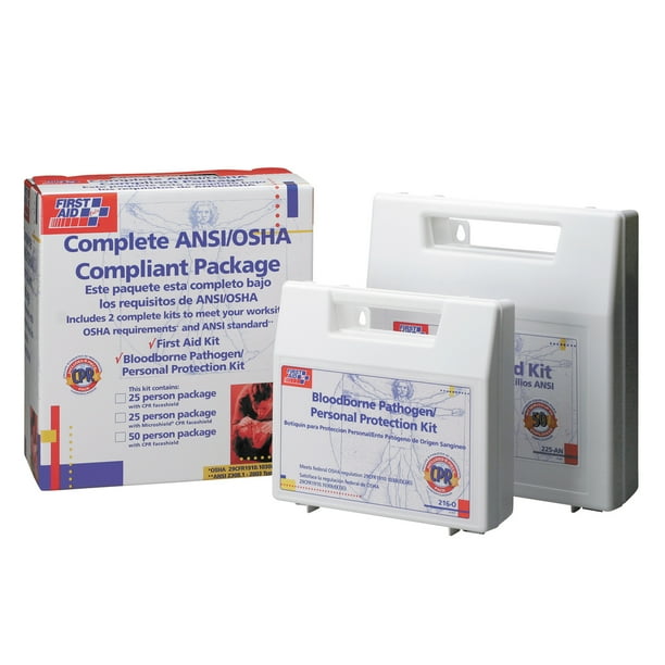 First Aid Only First Aid Kit for 50 People, 229-Pieces, ANSI/OSHA ...
