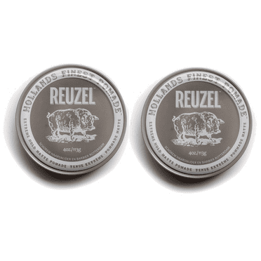 Reuzel Clay Matte Hair Pomade for Men, 4 Oz - Flexible Hold and Matte ...