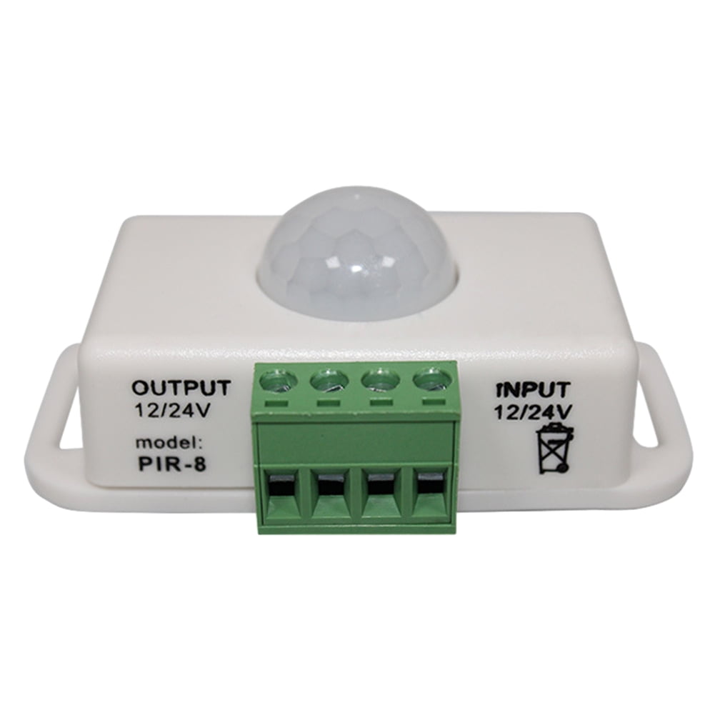 DC 12V/24V Sensor infrarrojo del cuerpo Detector de movimiento Sensor ...