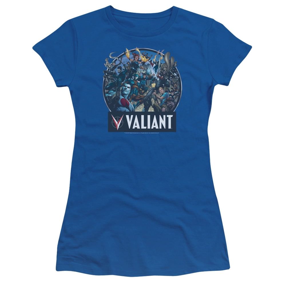 Valiant - Ready For Action - Juniors Teen Girls Cap Sleeve Shirt ...