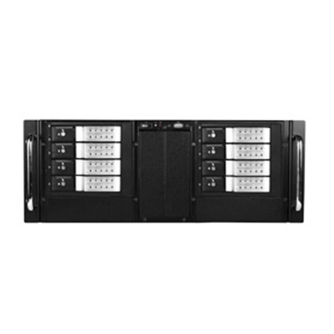 4U 10-Bay Stylish Storage Server Rackmount 8 x 3.5 In. Trayless Hotswap ...
