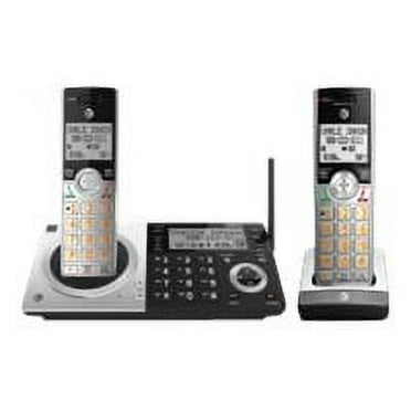 AT&T DECT 6.0 Expandable Cordless Phone with Answering System, Silver ...