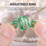 unbranded 9 Pcs Fidget Needles Crochet Ring Mother Miss 3.81X3.81X1 ...