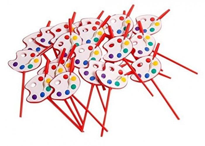 Artist Party Plastic Picks (25Pc) - Party Supplies - 25 Pieces ...