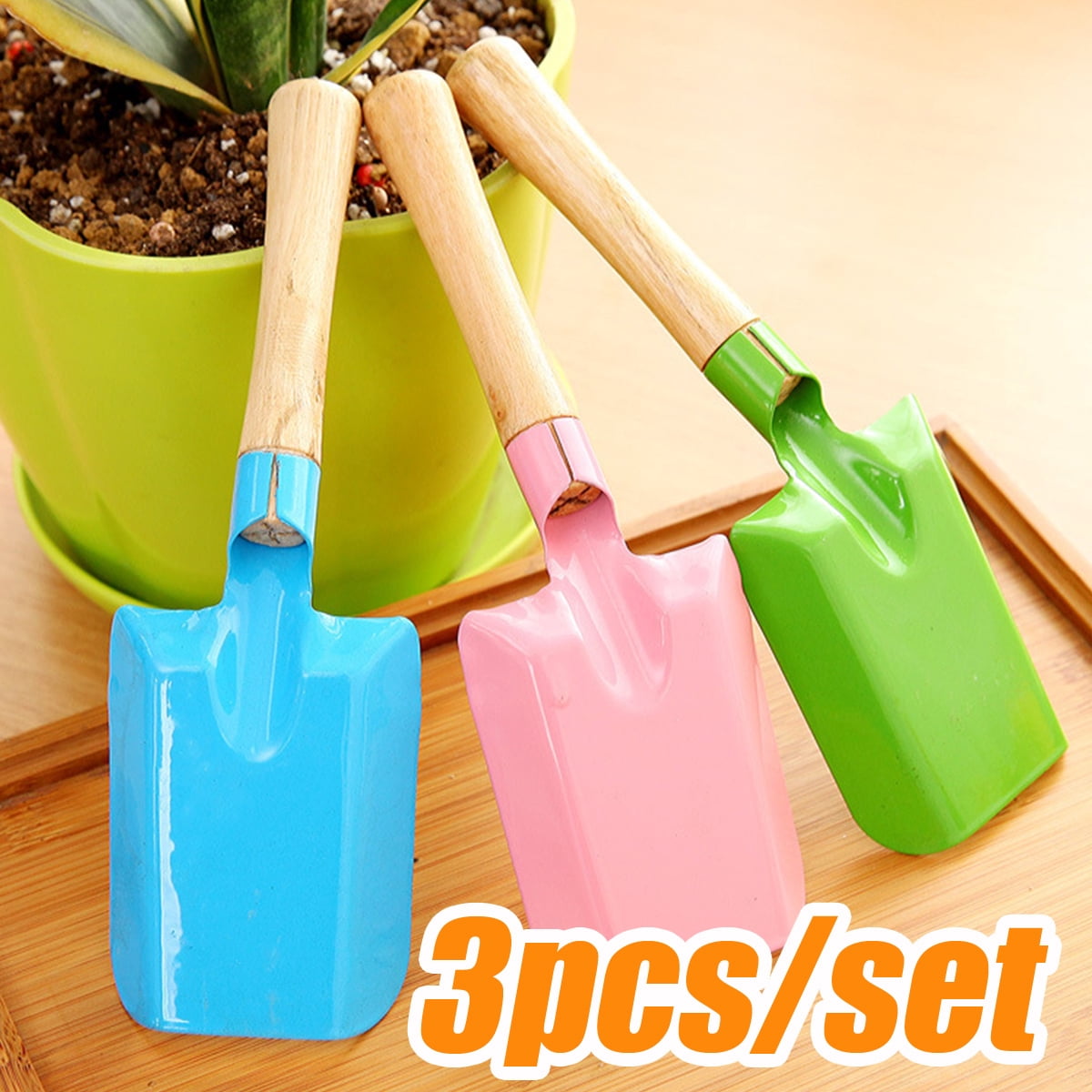 Cheer US 3Pcs Mini Colorful Metal Hand Shovel, Mini Shovel Set for Kids ...