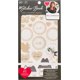 Designer #Sticker Book 4.75"X8" 30-Pages-Jen Hadfield W/Gold Foil ...
