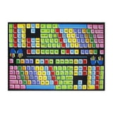 Fun Rugs Fun Time Area Rug FT-100 Keyboard Multi-Color Technology ...