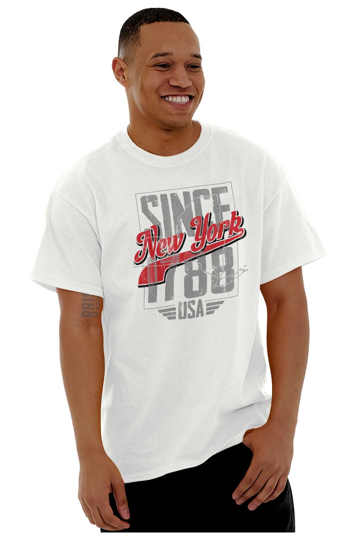 Brisco Brands Sports Short Sleeve T Shirt Tees Tshirts New York