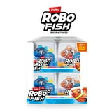 Robo Alive Robo Fish Robotic Swimming Turtle (Orange + Blue) by ZURU ...