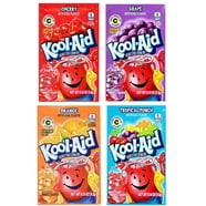Kool-Aid Drink Mix, 8 Flavors Variety Pack, 48 Packets - Walmart.com