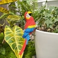 NEXAVKPR Resin Parrots Statue Pot Huggers Decorations for Plant,Parrots ...