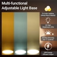 Wood LED Light Base - Crystal Display Base for Glass Art/Acrylic, 3 ...