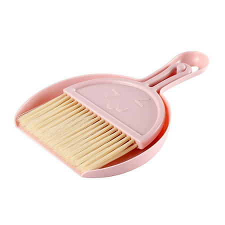 HEIBIN Small Dustpan and Broom Set, Mini Dustpan with Broom, Portable ...