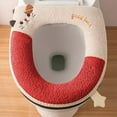 Anckoeil Zipper Model Toilet Seat Household Embroidery Sitting Washer ...