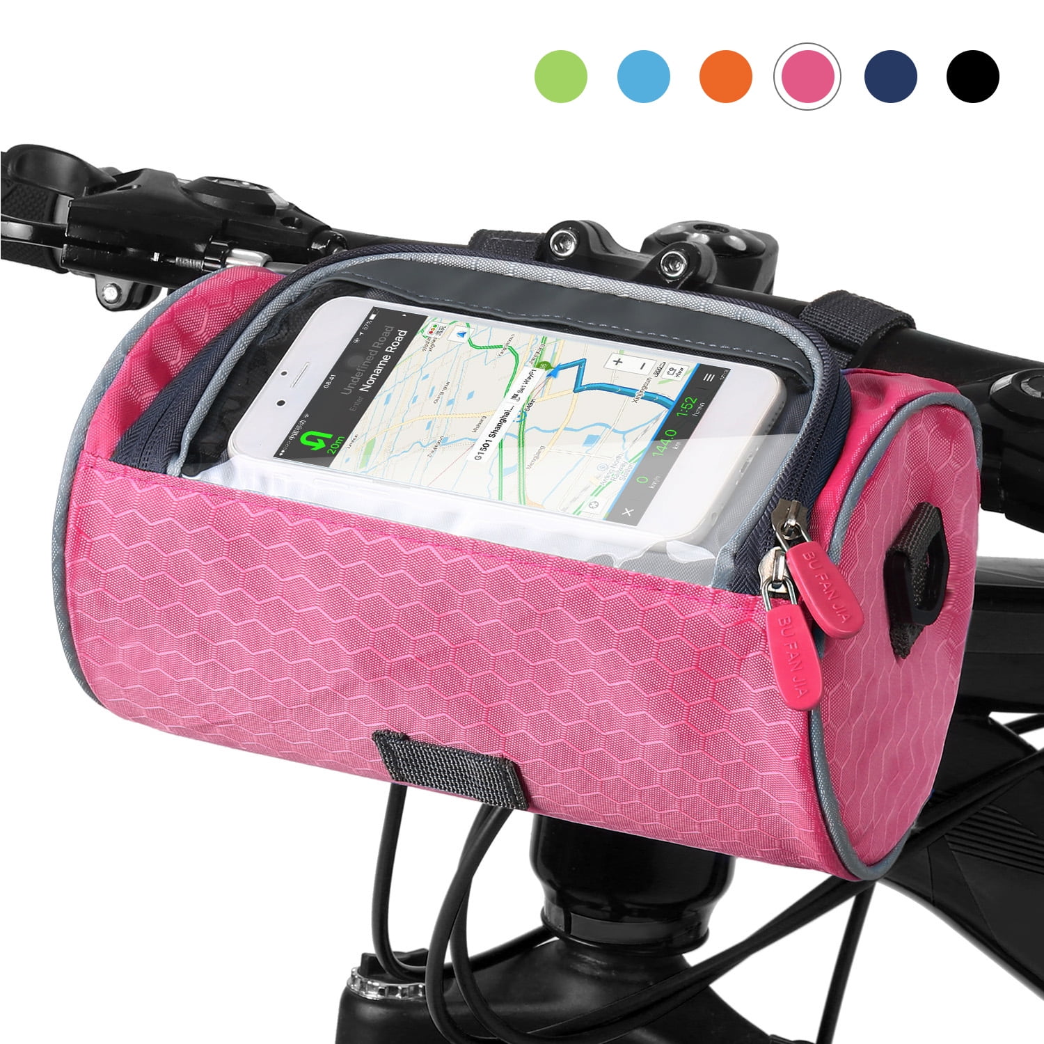 Waterproof Bike Handlebar Bag Bicycle Front Bag Touchscreen Phone ...