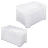 Advantus Super Stacker Storage Boxes, Hold 400 3 x 5 Cards, Plastic ...