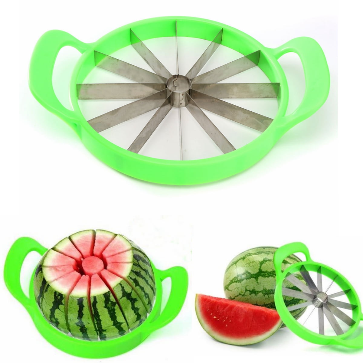1 Pc Stainless Steel Watermelon Cutter Melon Divider Fruit Slicer ...