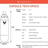 Coravin - Wine Preservation System Capsules, Pack of 2 - Walmart.com