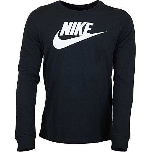 Nike Futura Icon Long Sleeve Men's T-Shirt Black/White 708466-011 ...