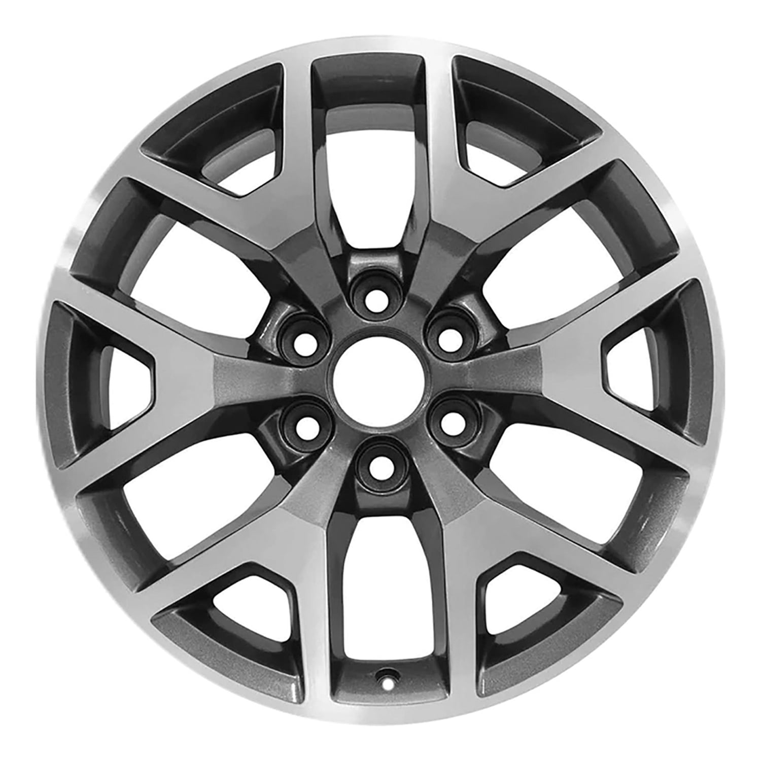 Remanufactured Machined Medium Charcoal Metallic Aluminum Wheel 20 x 9 ...