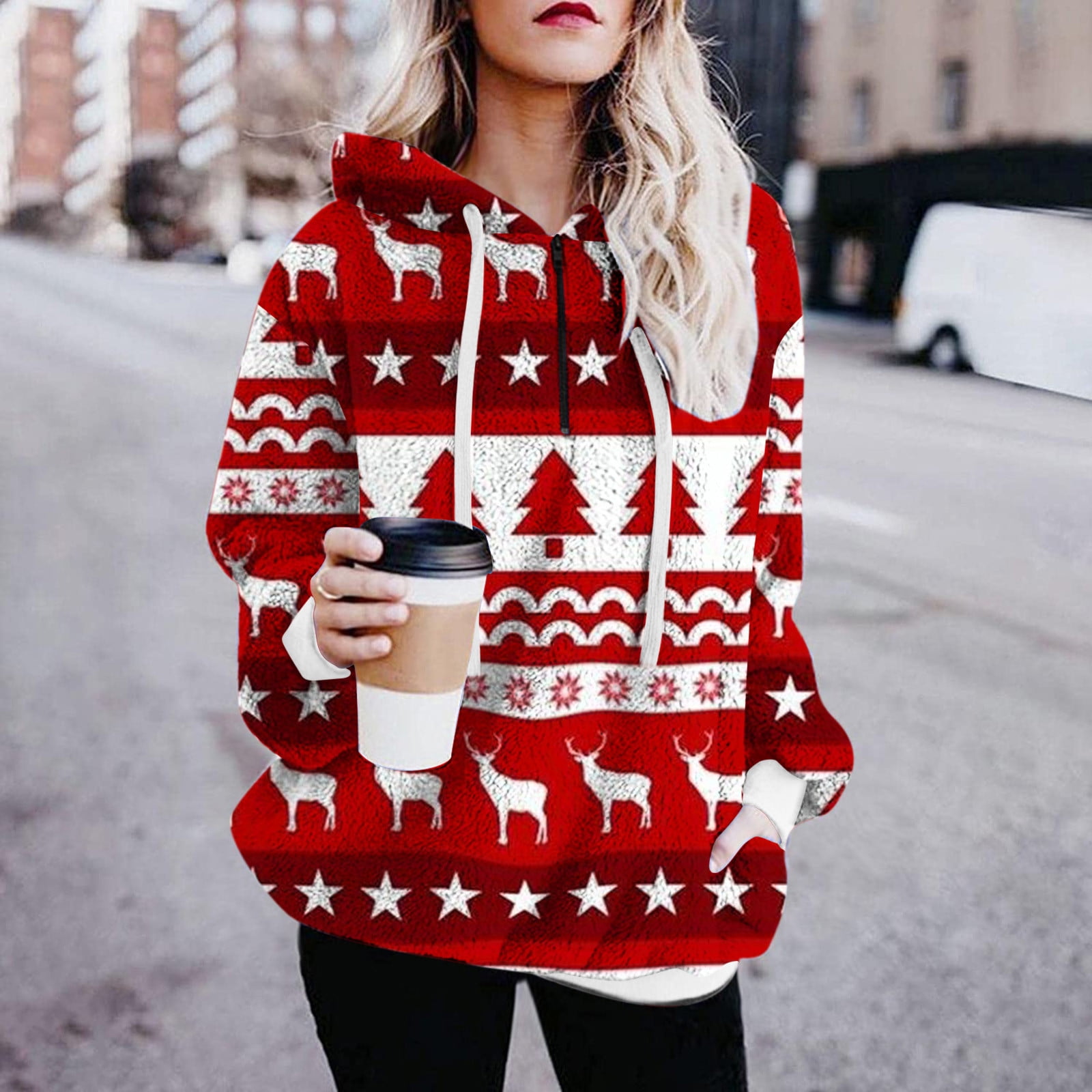 Click here for Smihono Christmas Pullover Hoodies For Women On Cl... prices