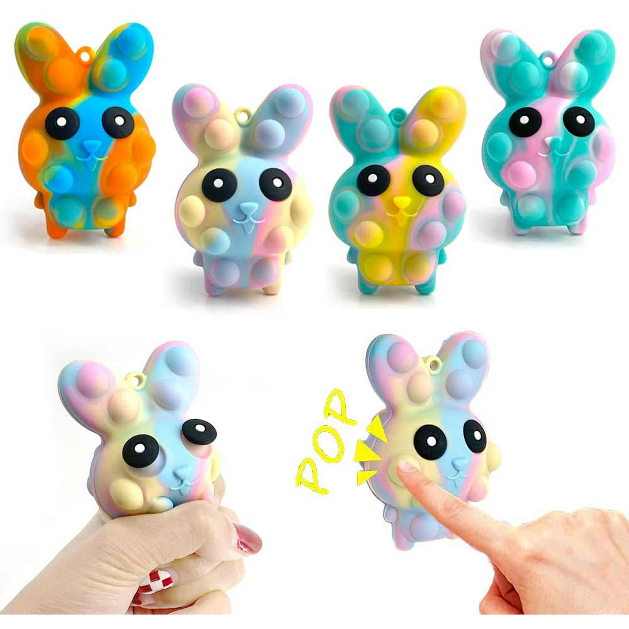 Click here for Amdohai 4 Pack Easter Pop Stress Balls Fidget Toys... prices