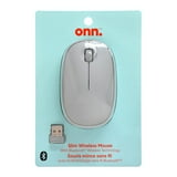 onn. Slim Wireless Mouse with Bluetooth Wireless Technology, Connect 3 ...