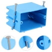 Raco Extension Ring, 2 Gangs, Steel, Square Box Type 203 - Walmart.com