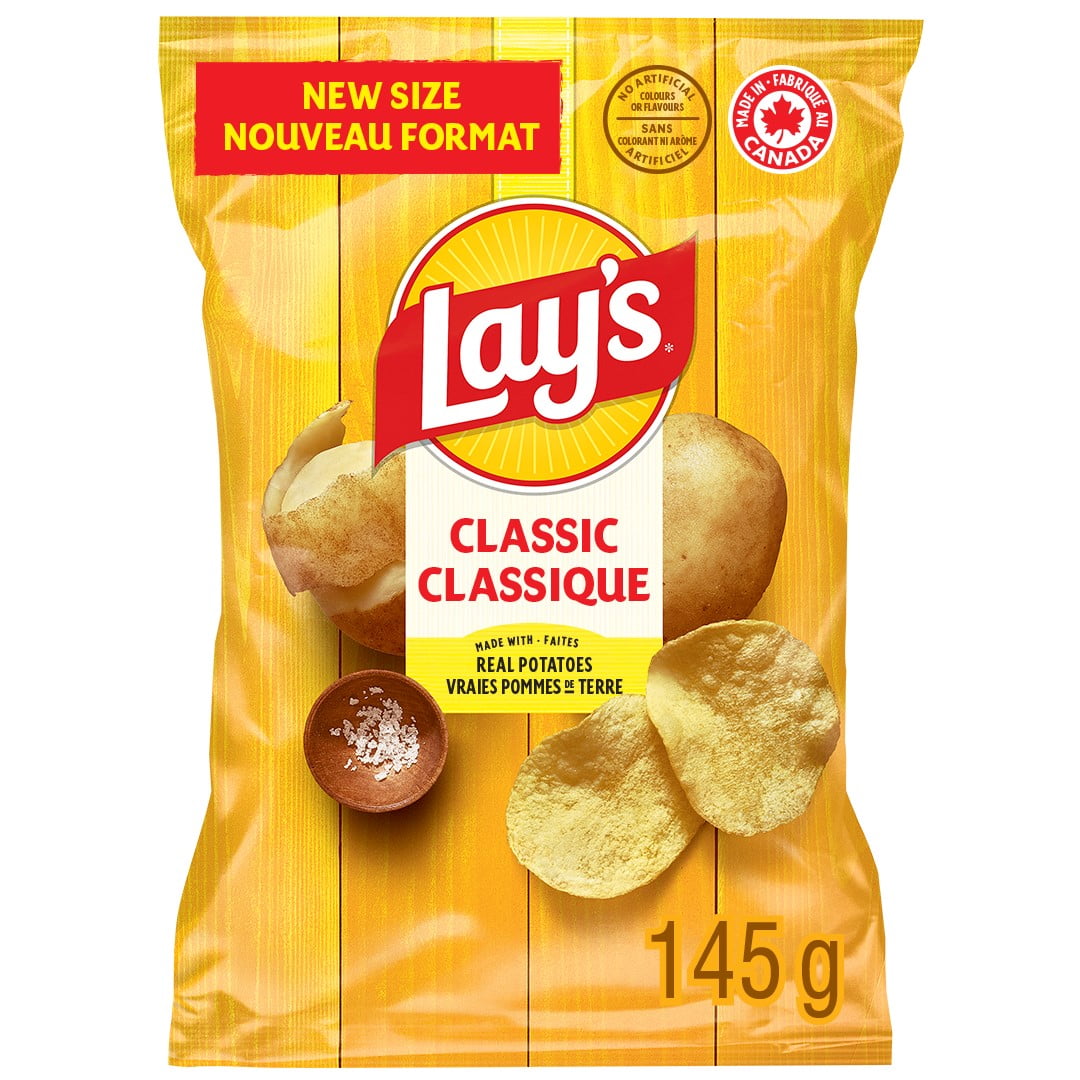 Click here for Lays Classic Potato Chips 145g prices