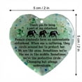 3D Elephant Heart Ornament, 3D Design with Elephant & Inspirational ...
