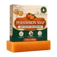 Persimmon Soap Bar - Natural Green Tea Extract Cleansing Soap, Gentle ...