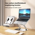 Aluminum Laptop Stand Ergonomic Notebook Bracket - Adjustable Height ...