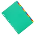 20 Pcs Alphabet Dividers for Filing Cabinet A4 Separated Loose Leaf ...