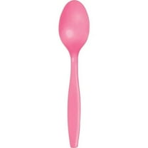 Touch of Color Premium Plastic Spoons, Classic Pink, 24 Ct - Walmart.com