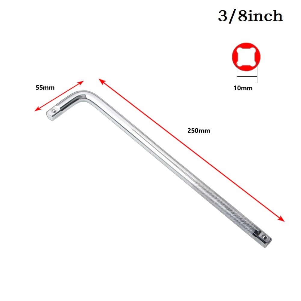 Extension L-Type Shaped Double End Non-Slip Socket Bent Bar 3/8 Wrench ...