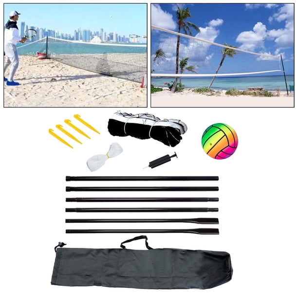Badminton Net Set Volleyball Net Easy Assemble Standard Braided Net ...