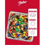 Fisher Snack Indulgent Trail Mix, 38 Ounces, Peanuts, Milk Chocolate ...