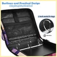 DIXRUYEE Zipper Binder File Keeper Documents Organized-Hand-drawn ...